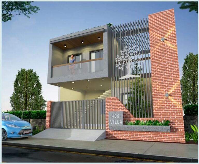 30x50 East Facing Front Elevation House Design - Samasthiti Constructions