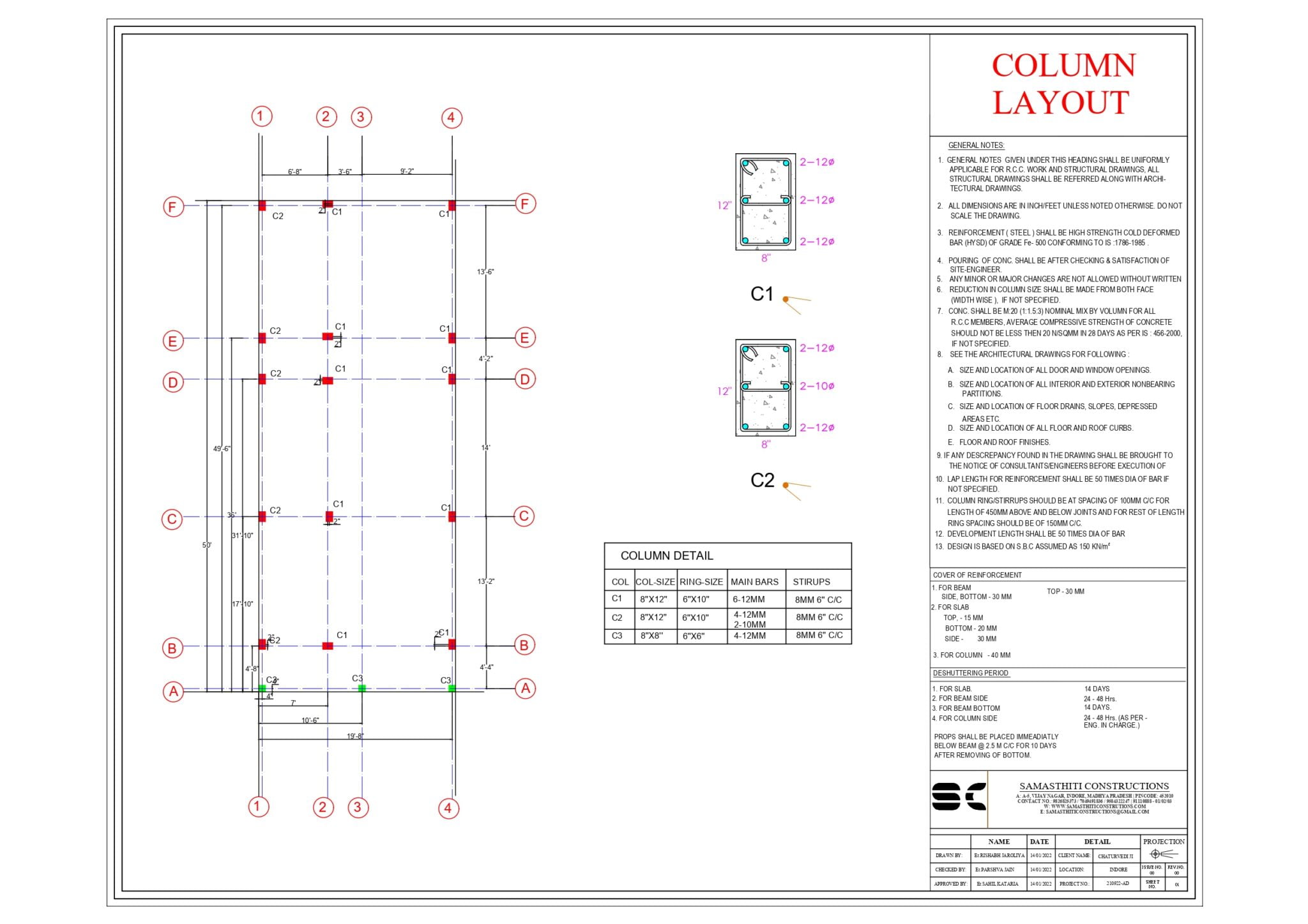 20x50 Villa Elevation Design | 1000 sq.ft. 2-Story Building Design
