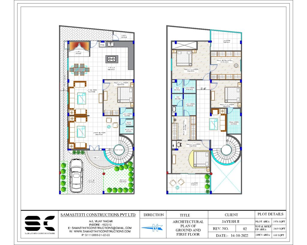 Best Floor Plan Design Services in Indore - Samasthiti Constructions
