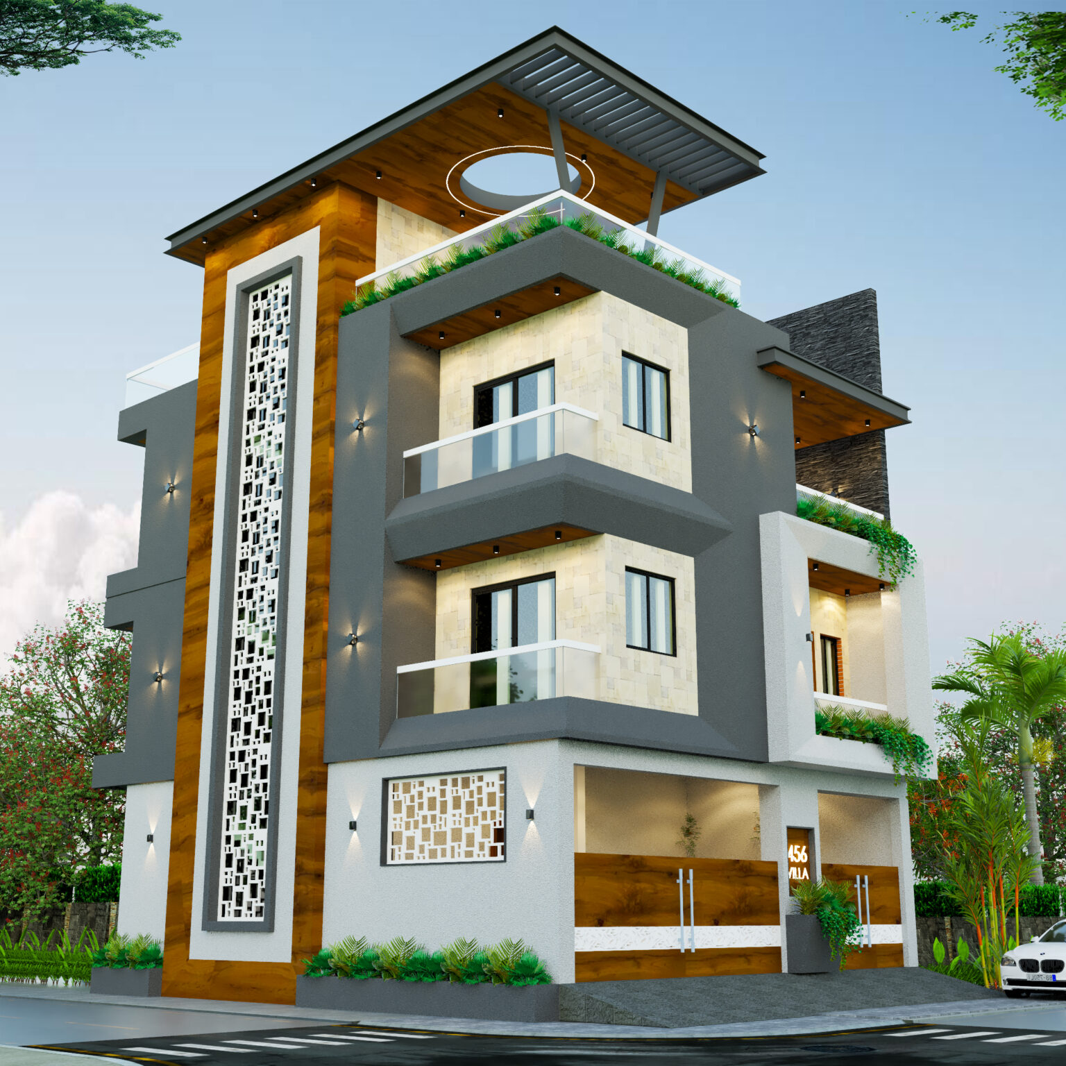 Explore Our Modern Floor House Plan for 30x35 sq. ft.