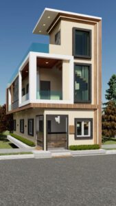 Explore our 15x40 Small House Front Elevation Design